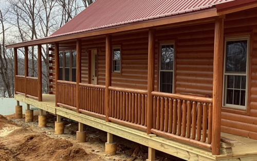 Our Kentucky cabin factory building Amish-made cabins in Munfordville ...